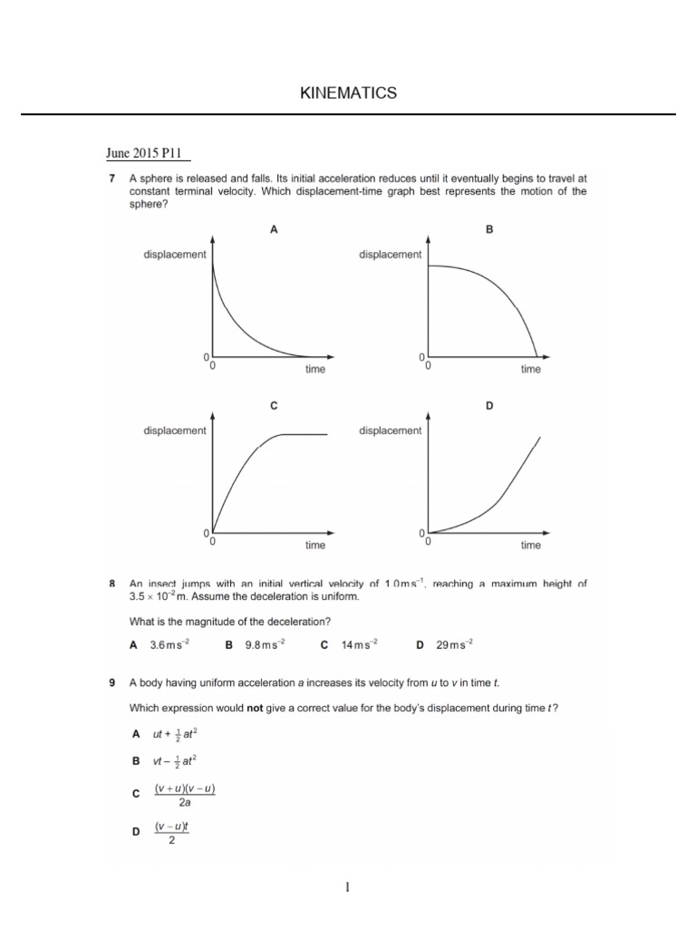 02 - Kinematics | PDF