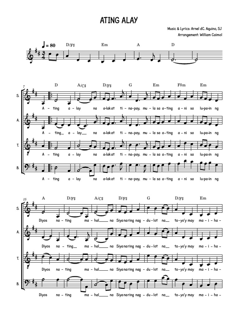 Ating Alay 1 | PDF