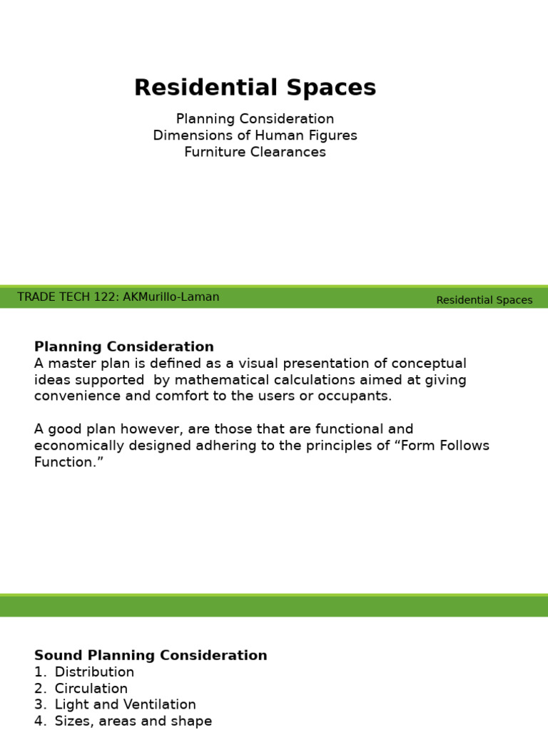 Residential Space Planning Essentials | PDF | Bedroom | Kitchen