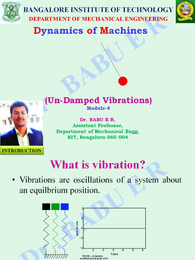 Introduction To Vibrations | PDF