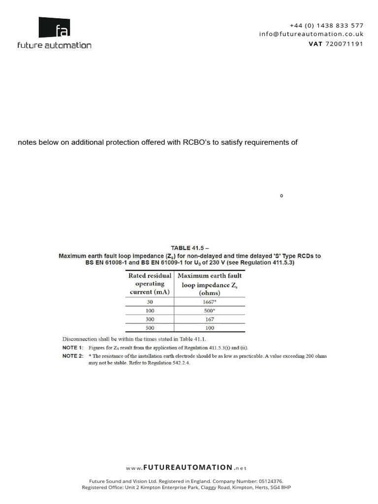 Future Automation RCBO Enclosures Guide | PDF | Power Engineering ...