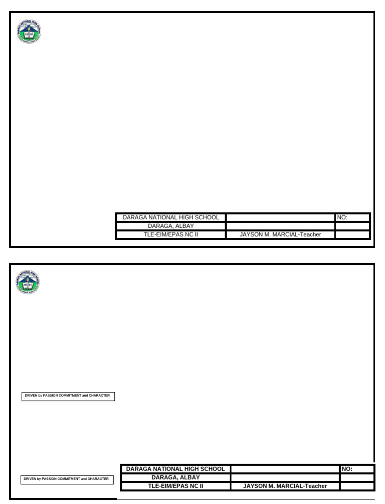 Plate Template | PDF