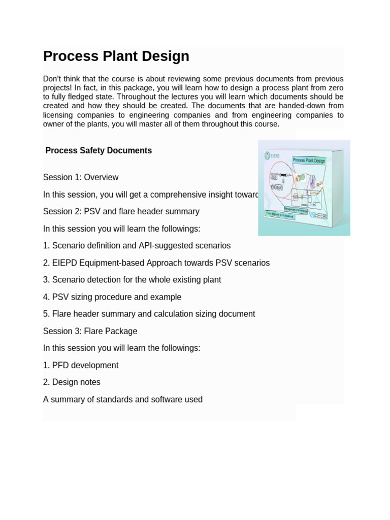 Process Plant Design - 4 | PDF
