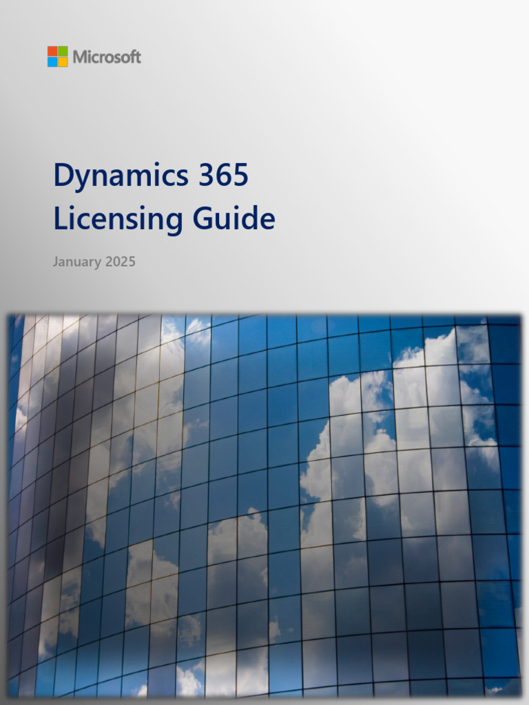 Dynamics 365 Licensing Guide January 2025 | PDF | E Commerce | Pricing