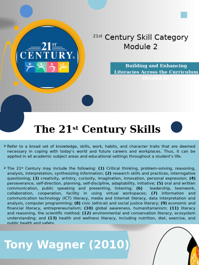 21st Century Skills for Education Success | PDF | Educational ...