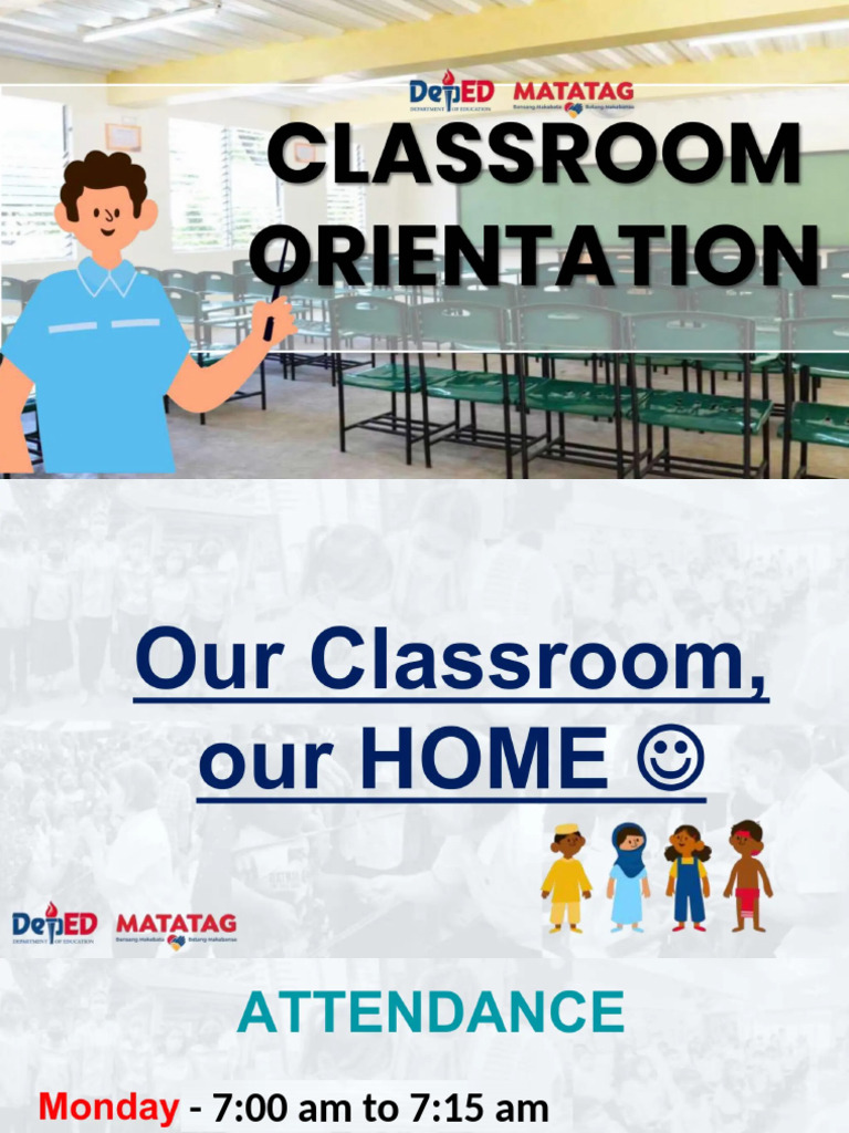 Class Orientation During The Class Opening | PDF