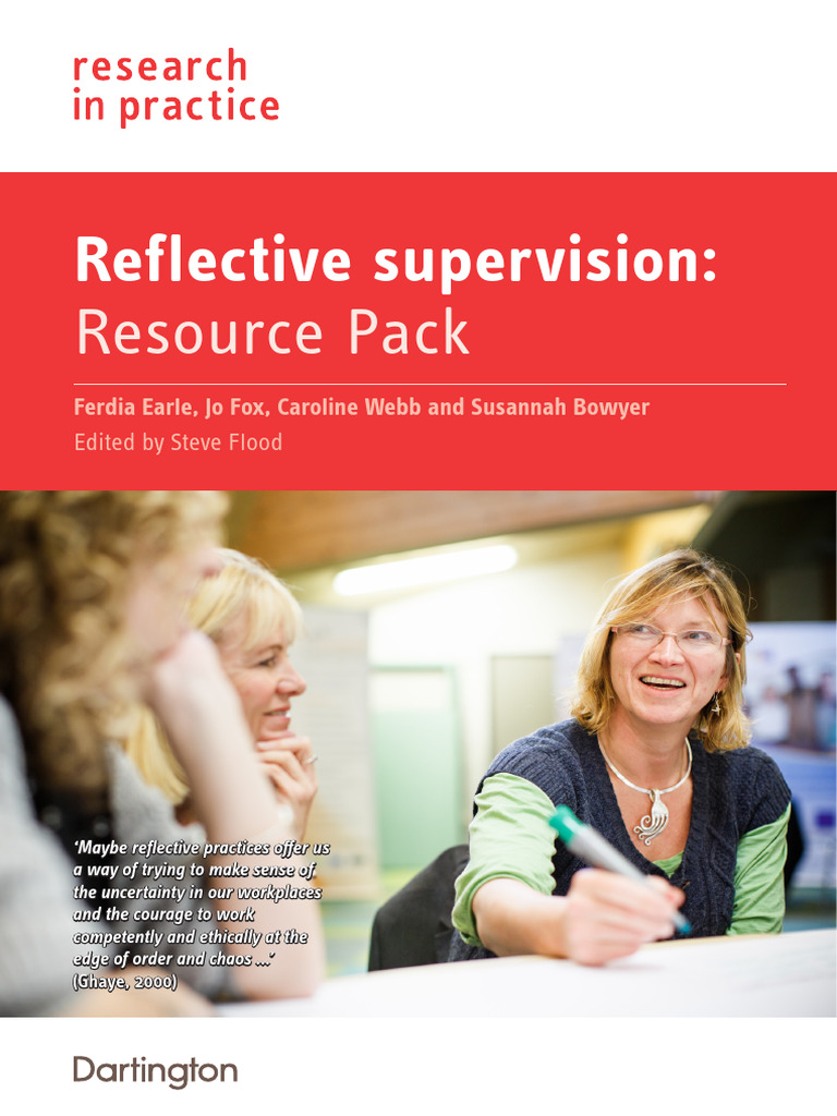 Reflective Supervision Resource Pack 2017 | PDF | Critical Thinking ...