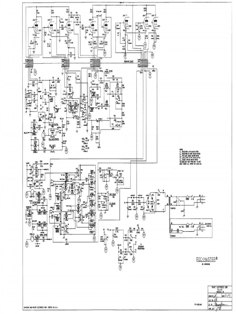 Peavey Rockmaster Preamp-1 | PDF
