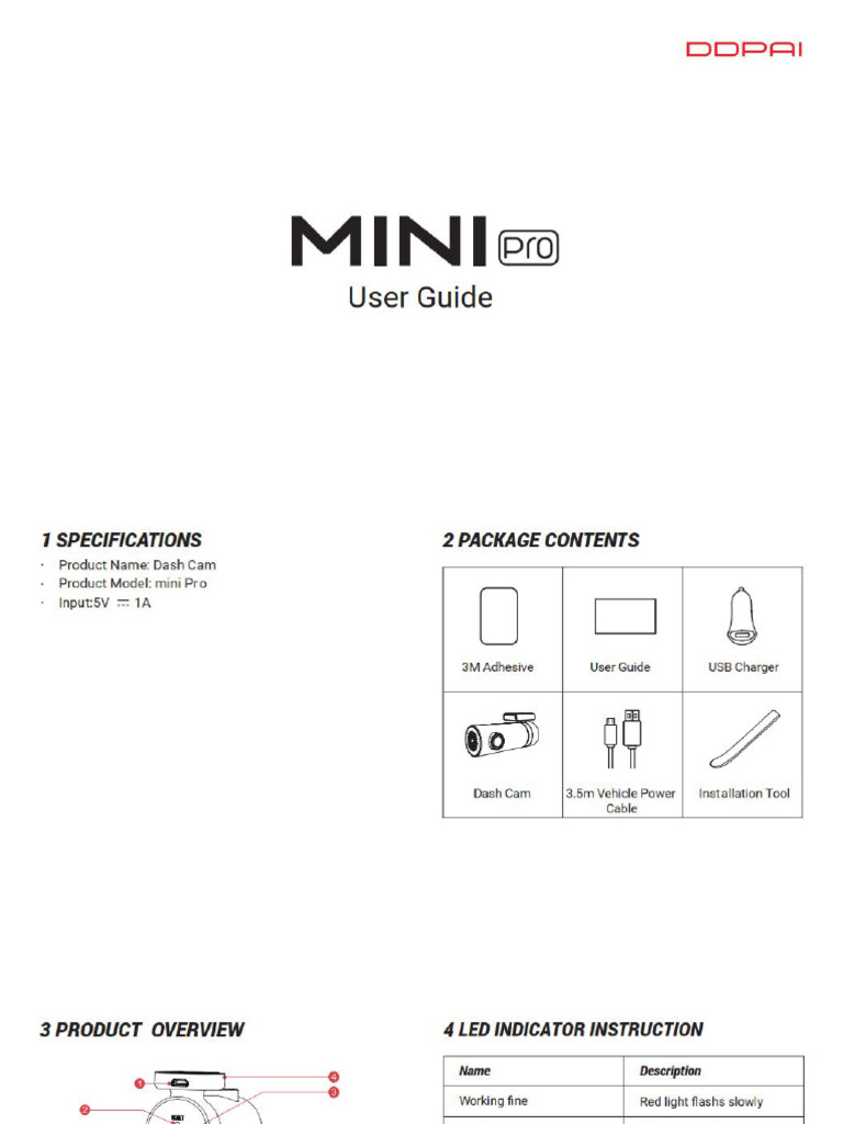 Mini Pro User Guide | PDF