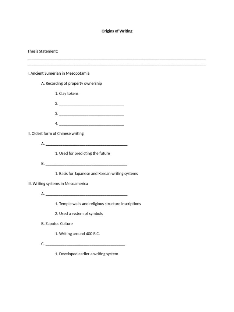 Origins of Ancient Writing Systems | PDF