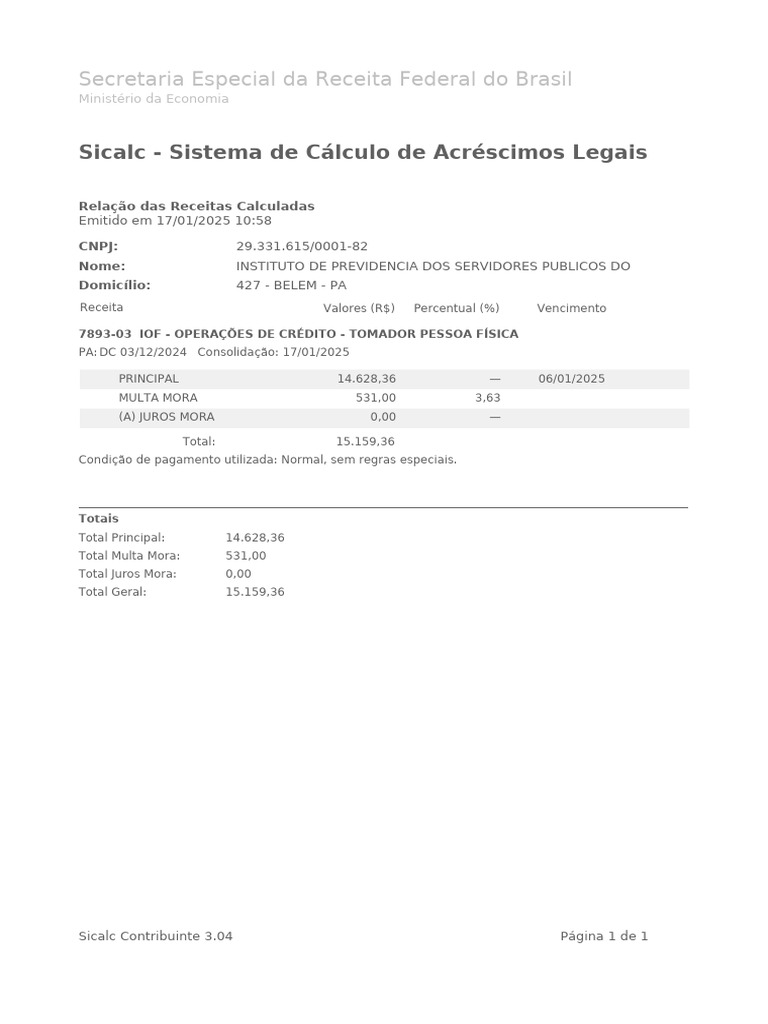 Relatório Consolidado | PDF