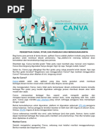 Panduan Berbagi Desain di Canva | PDF | Komputer