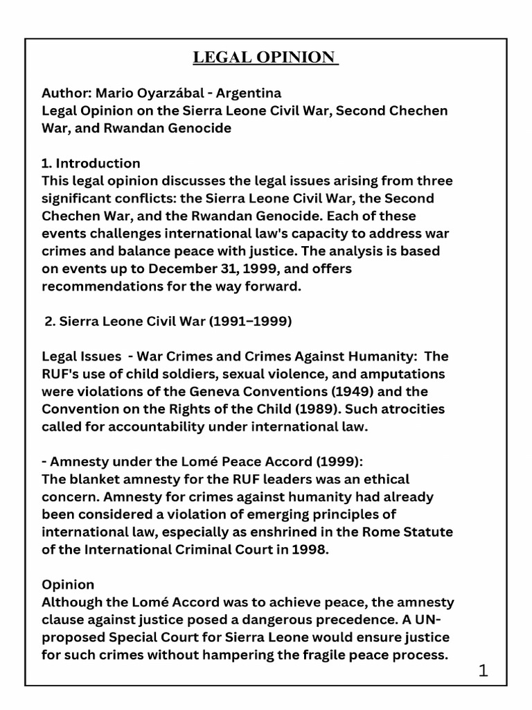Legal Opinion PDF | PDF