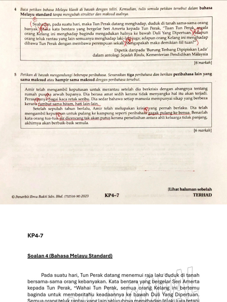 BM SPM 20 Februari 2024 | PDF