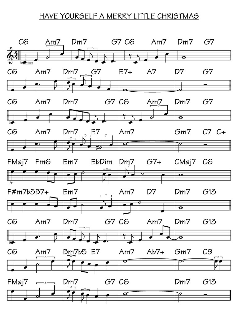 Have Yourself a Merry Little Christmas | PDF