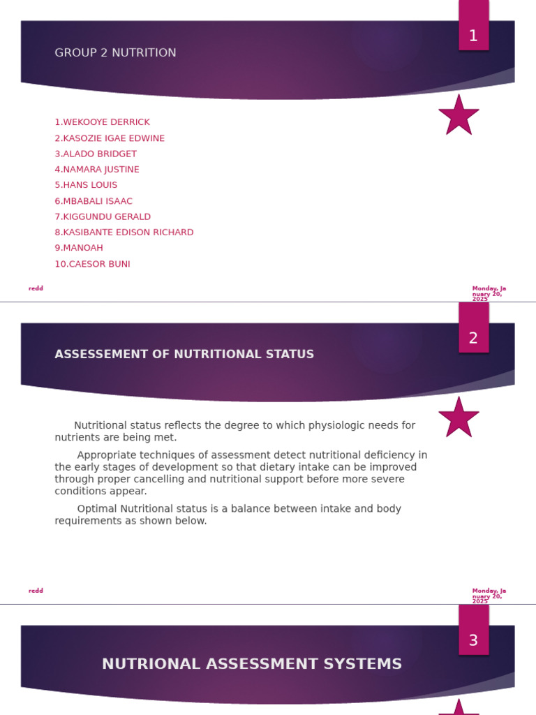 Nutritional Assessment Techniques Overview | PDF | Health Care | Medicine