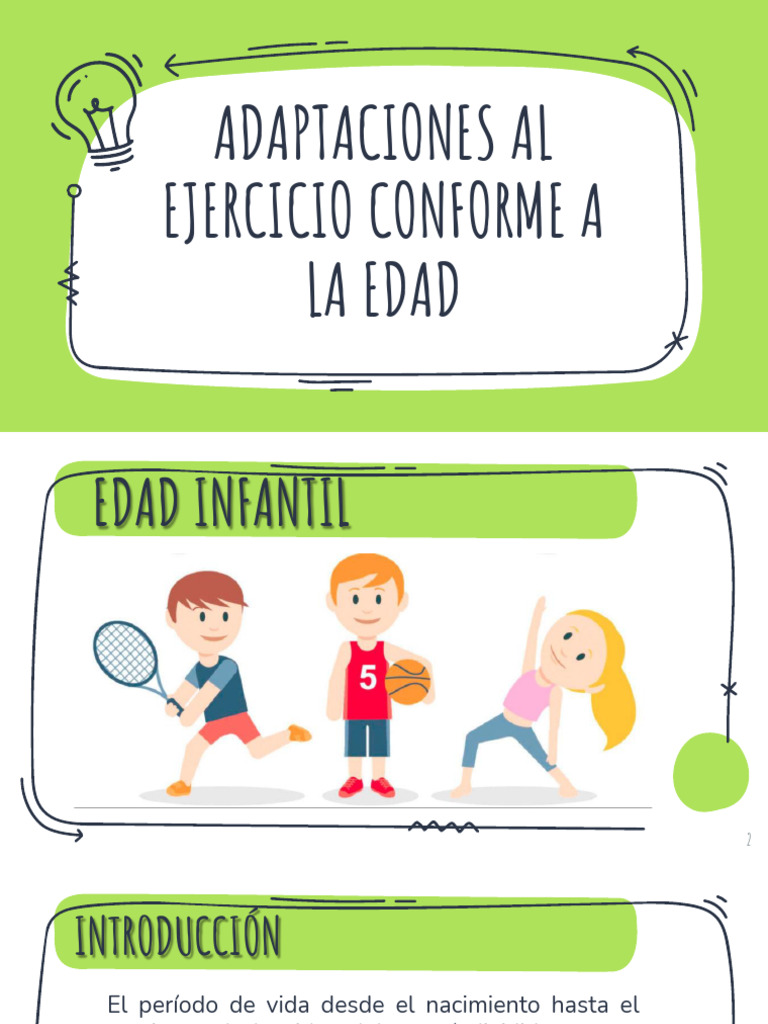 Lección 3.1 Adaptaciones Al Ejercicio Conforme A La Edad | PDF | Adolescencia | Músculo