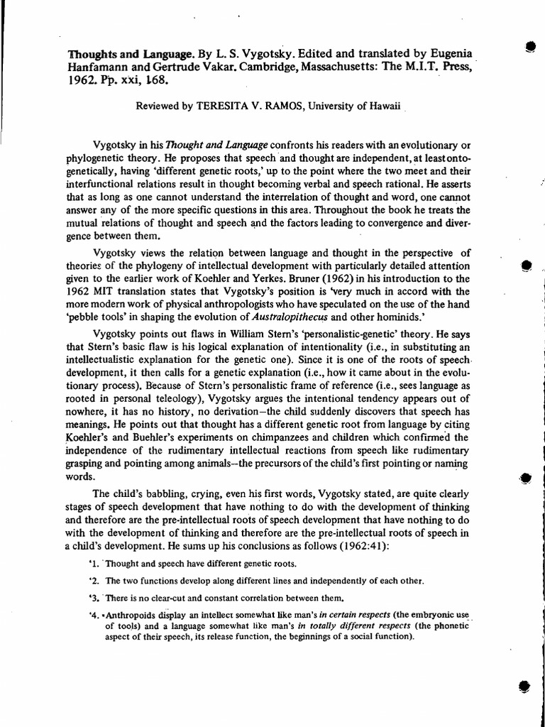 11 - Thoughts and Language | PDF | Thought | Concept