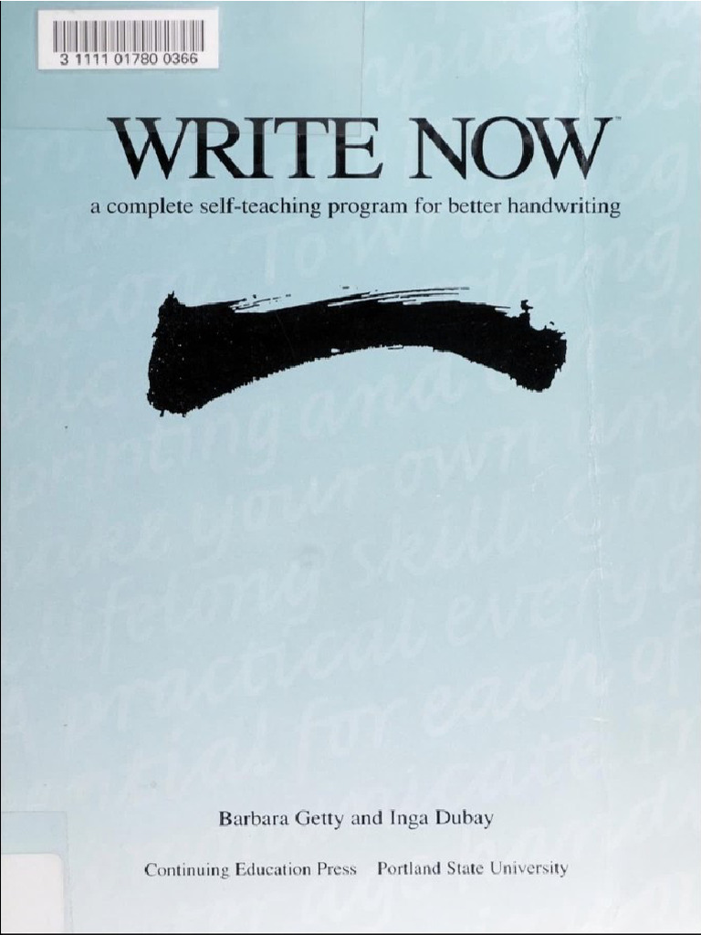 Barbara Getty, Inga Dubay - Write Now - A Complete Self-Teaching ...