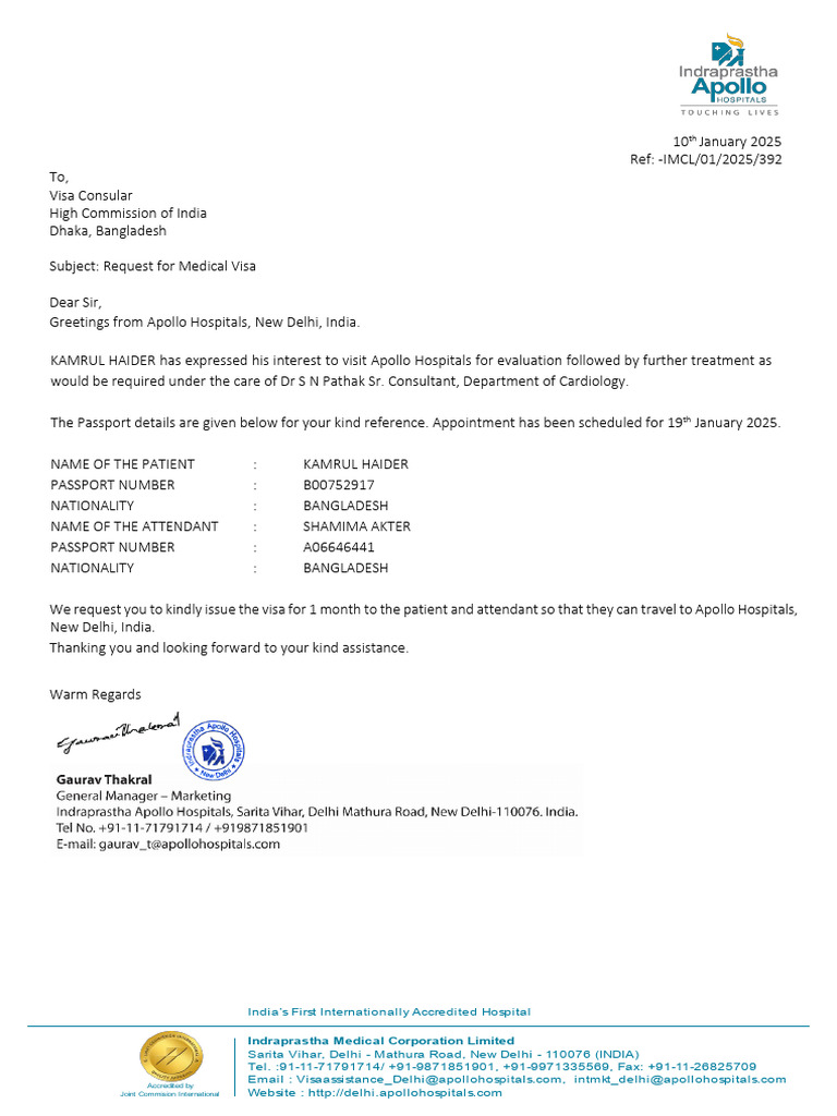 Kamrul Haider Apollo Delhi | PDF