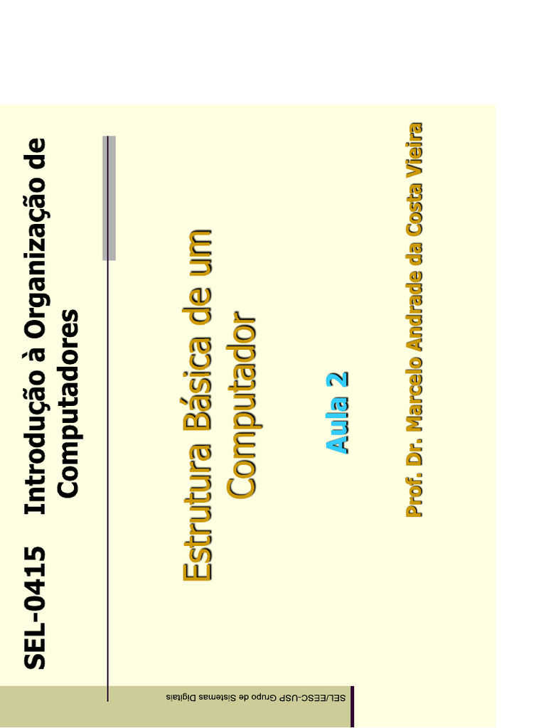 Estrutura Básica de Um Computador | PDF