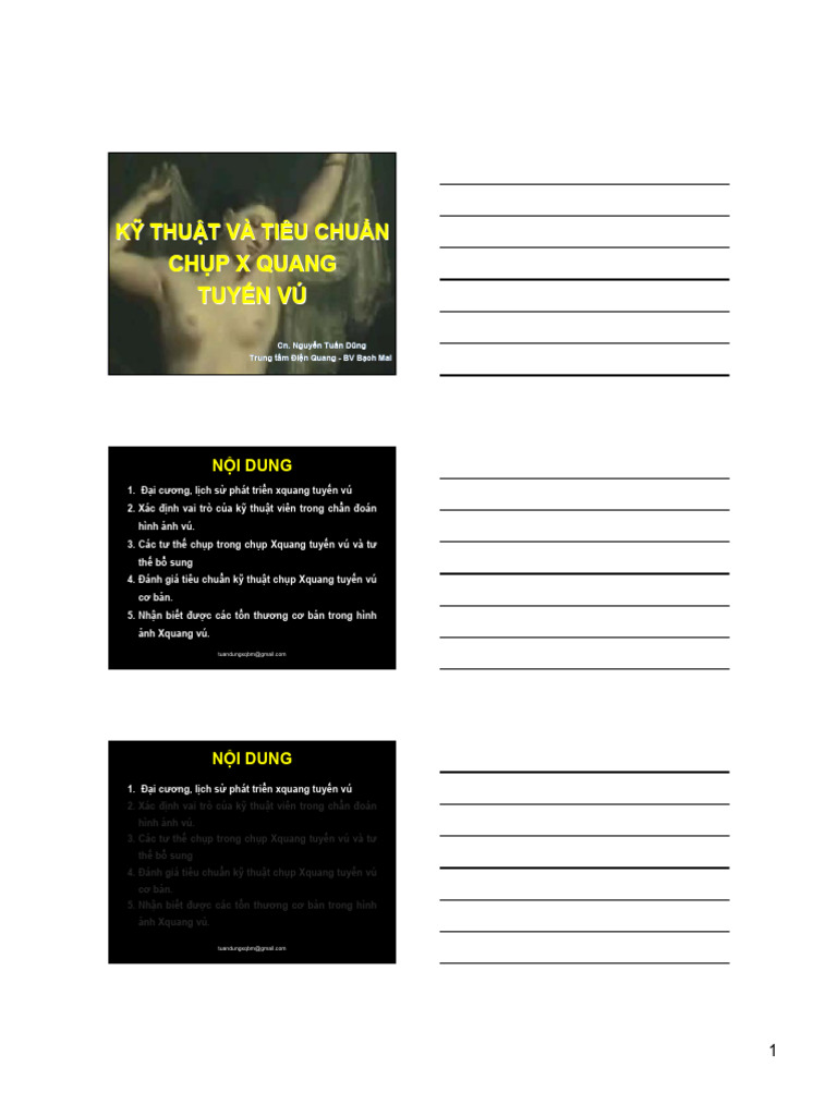 Ky Thuat Va Tieu Chuan Chup X Quang Tuyen Vu, Nguyen Tuan Dung | PDF