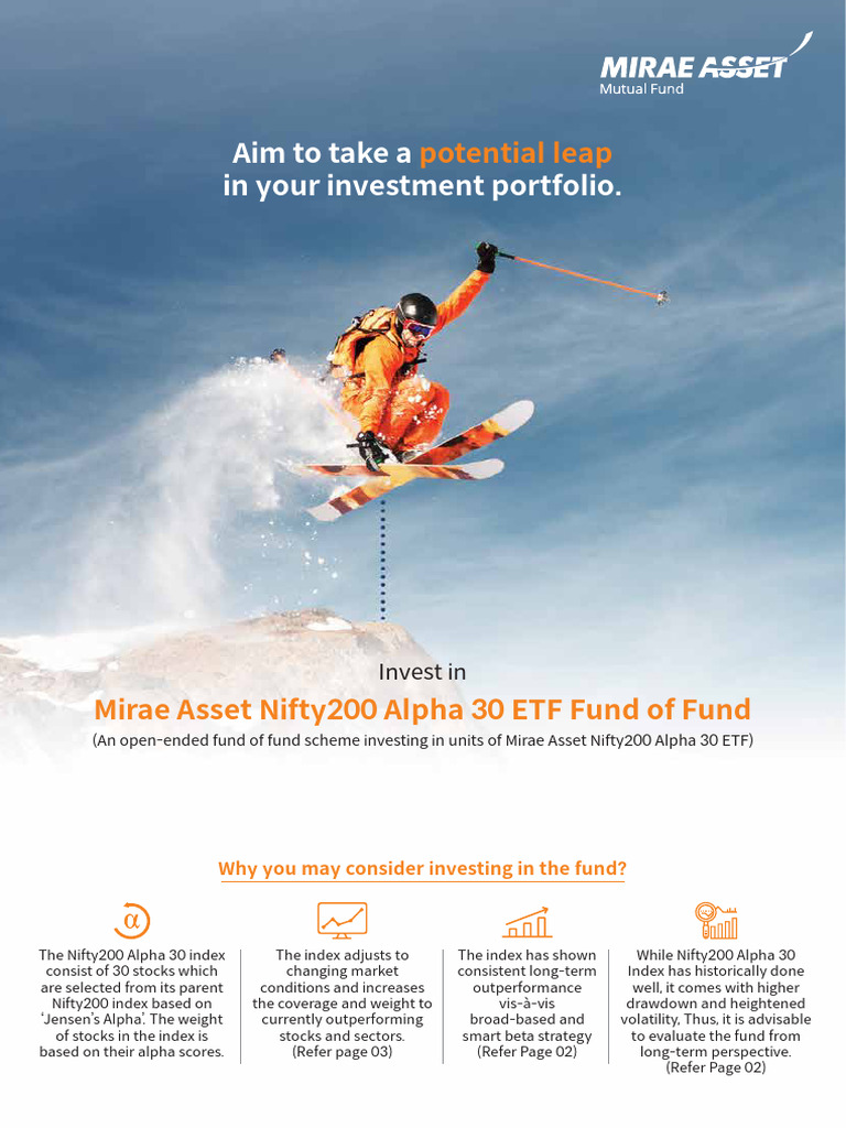 Nifty 200 Alpha 30 Etf Fof Leaflet July2024 | PDF | Stock Market Index ...