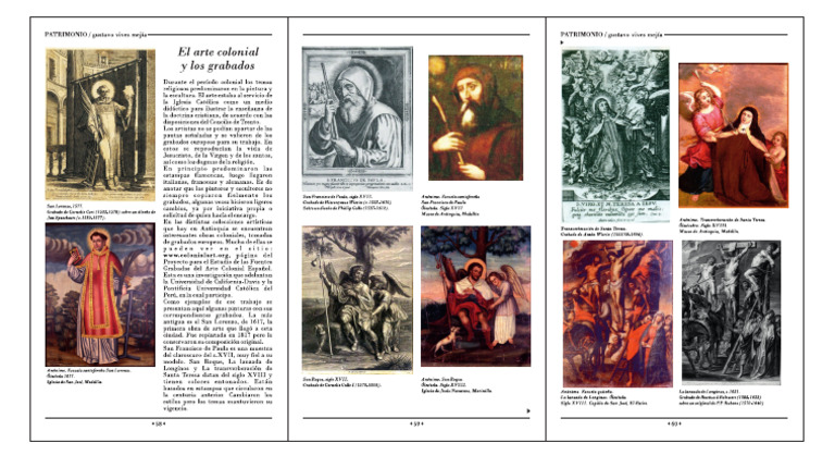 El Arte Colonial y Los Grabados | PDF