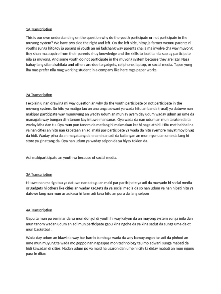 Transcription A | PDF