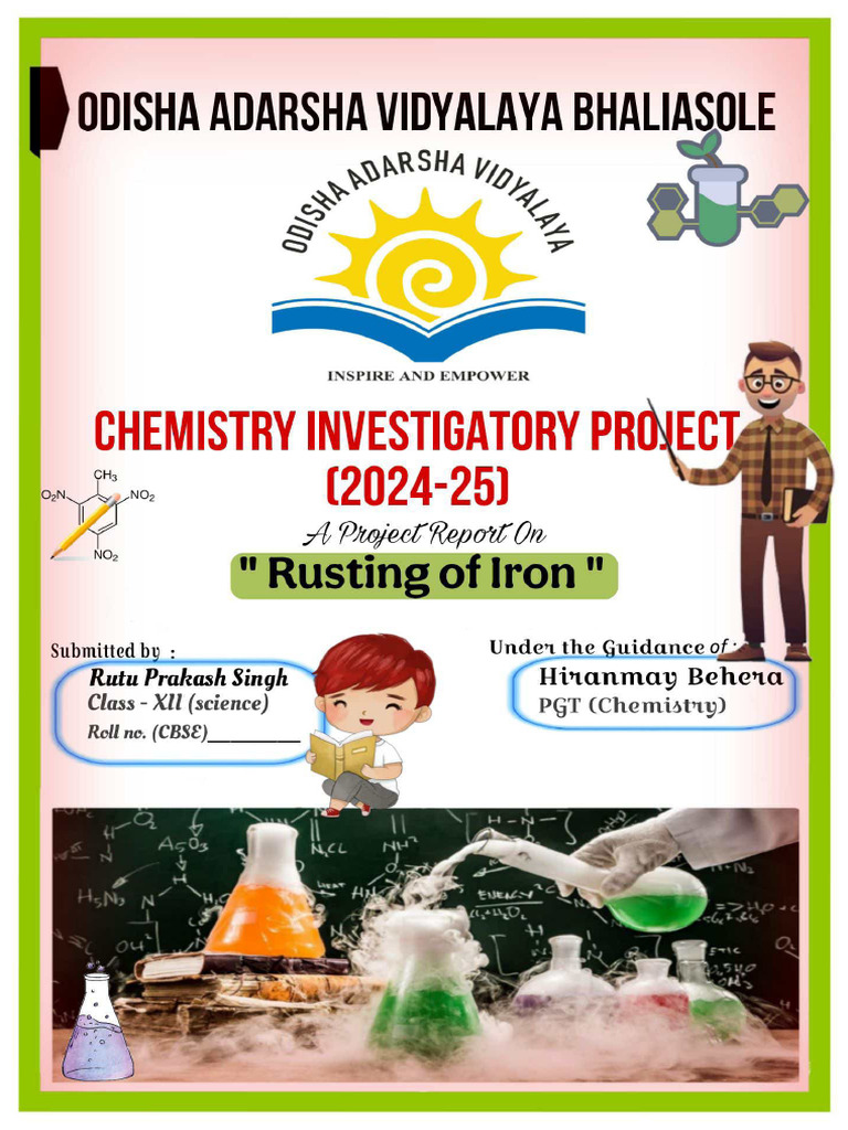 Chemistry Project CORROSION. by Rutu Prakash. | PDF