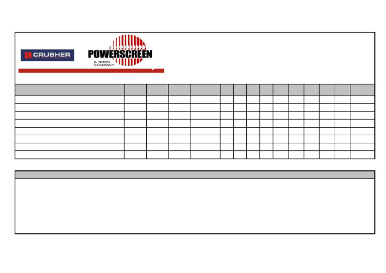 1000SR FILTROS - Mantenimiento Preventivo | PDF
