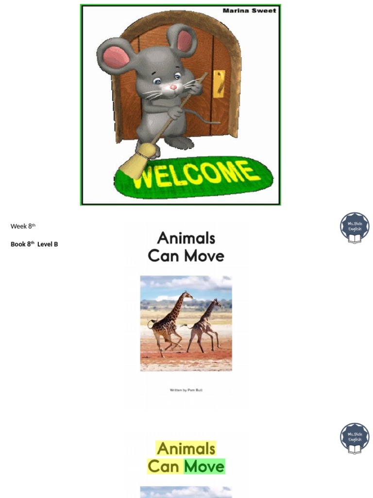 Animal Movement and Pronouns Activities | PDF | Organisms