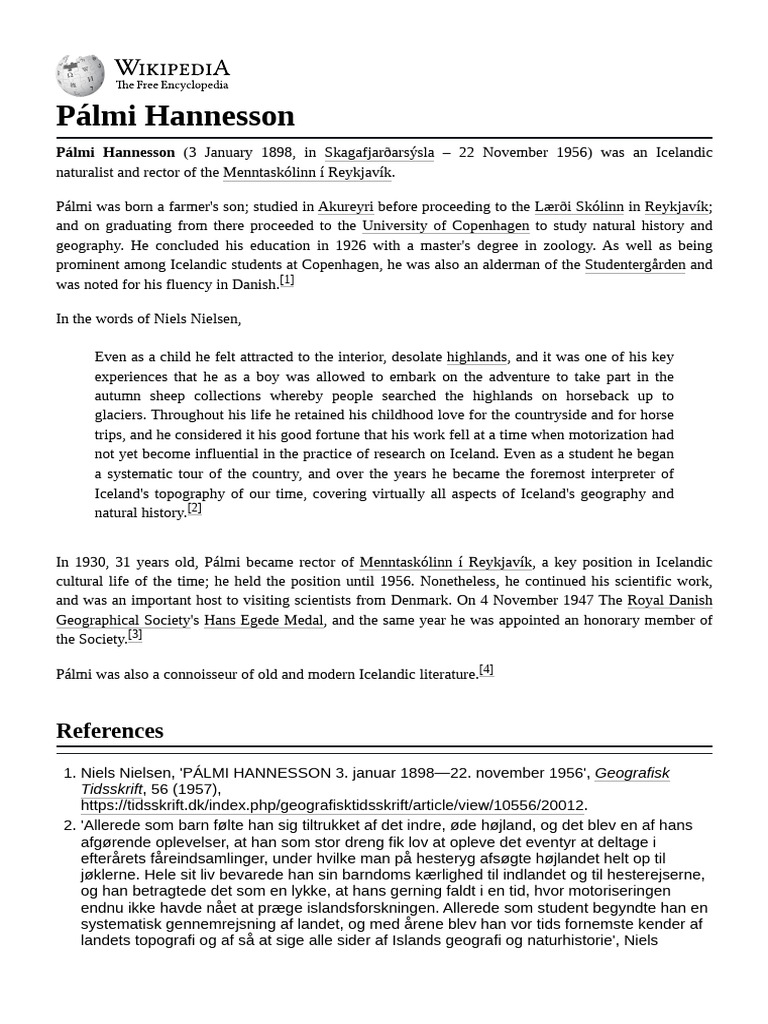 Pálmi_Hannesson | PDF | Iceland