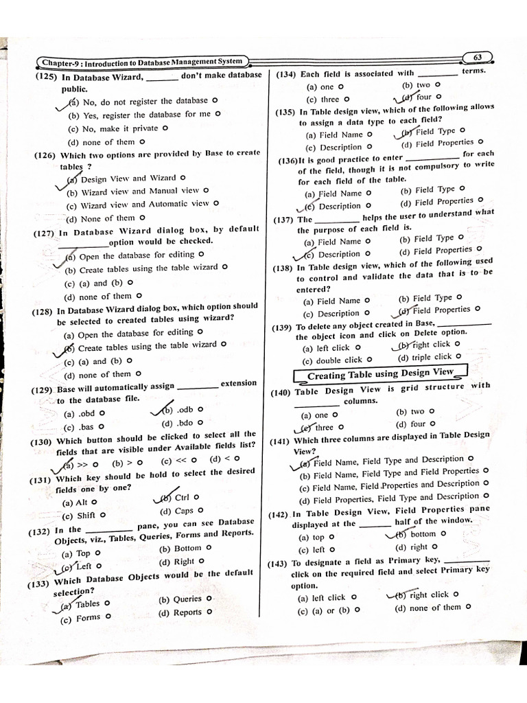 std-11 Sub- computer_ chapter -9 msq | PDF