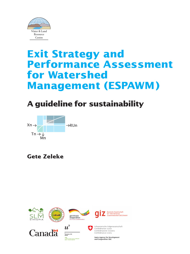 Watershed Exit Strategy Guideline for Sustainability Gete Zeleke 2014 ...