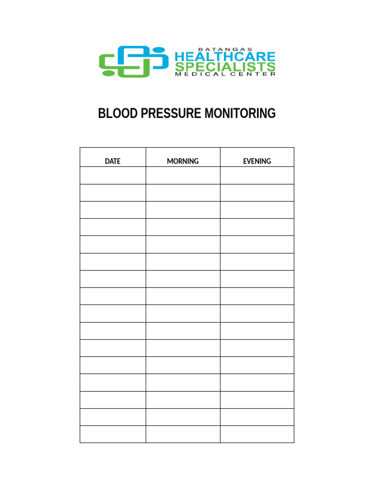 BP Monitoring Home | PDF