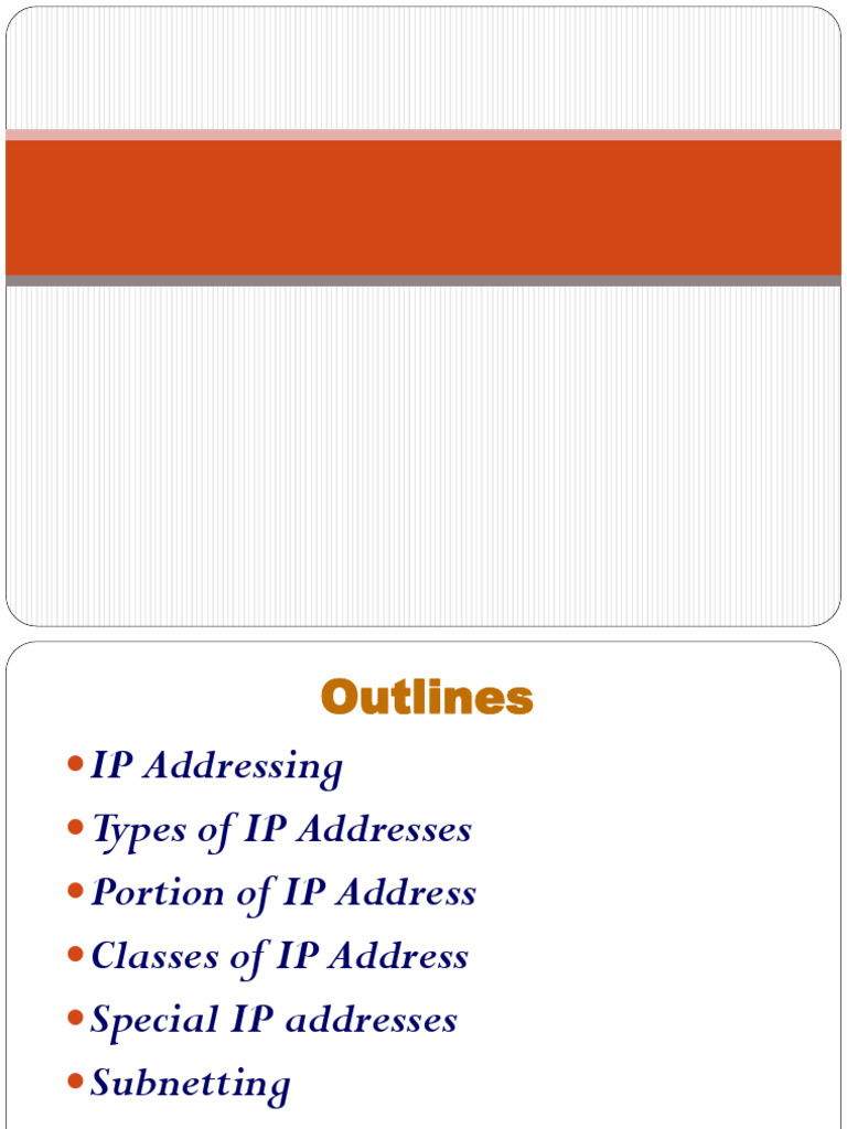 IP Addressing and Subnetting Explained | PDF | Ip Address | I Pv6