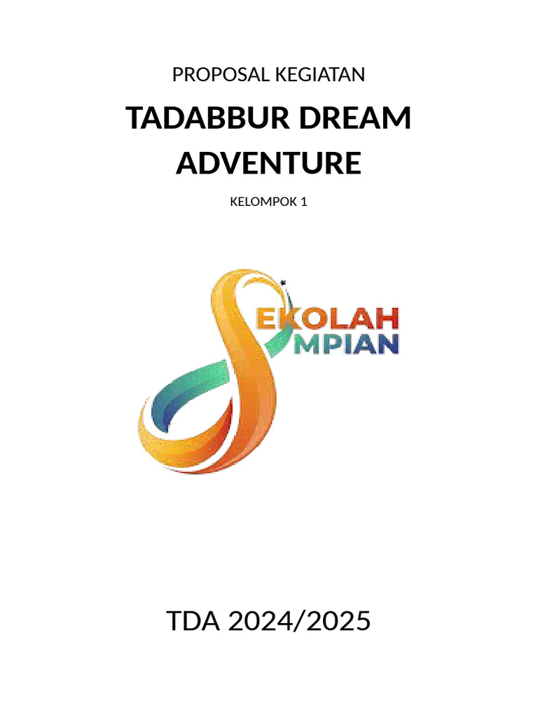 PROPOSAL KEGIATAN KEL 1 QBS | PDF
