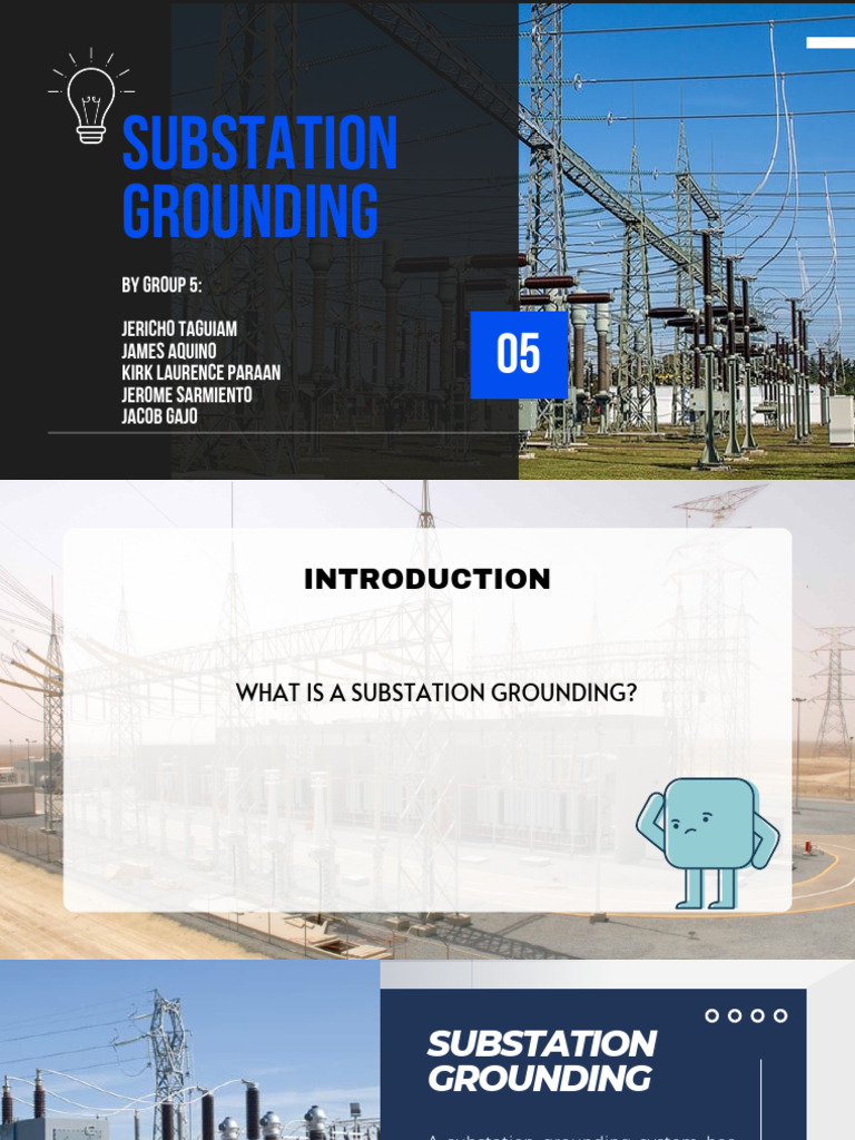 Substation Grounding System Guide | PDF | Electrical Substation ...