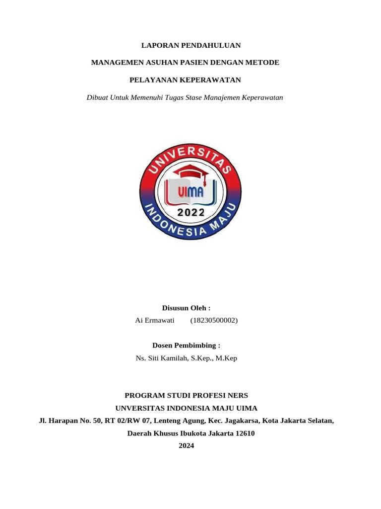 LP Management Keperawatan | PDF