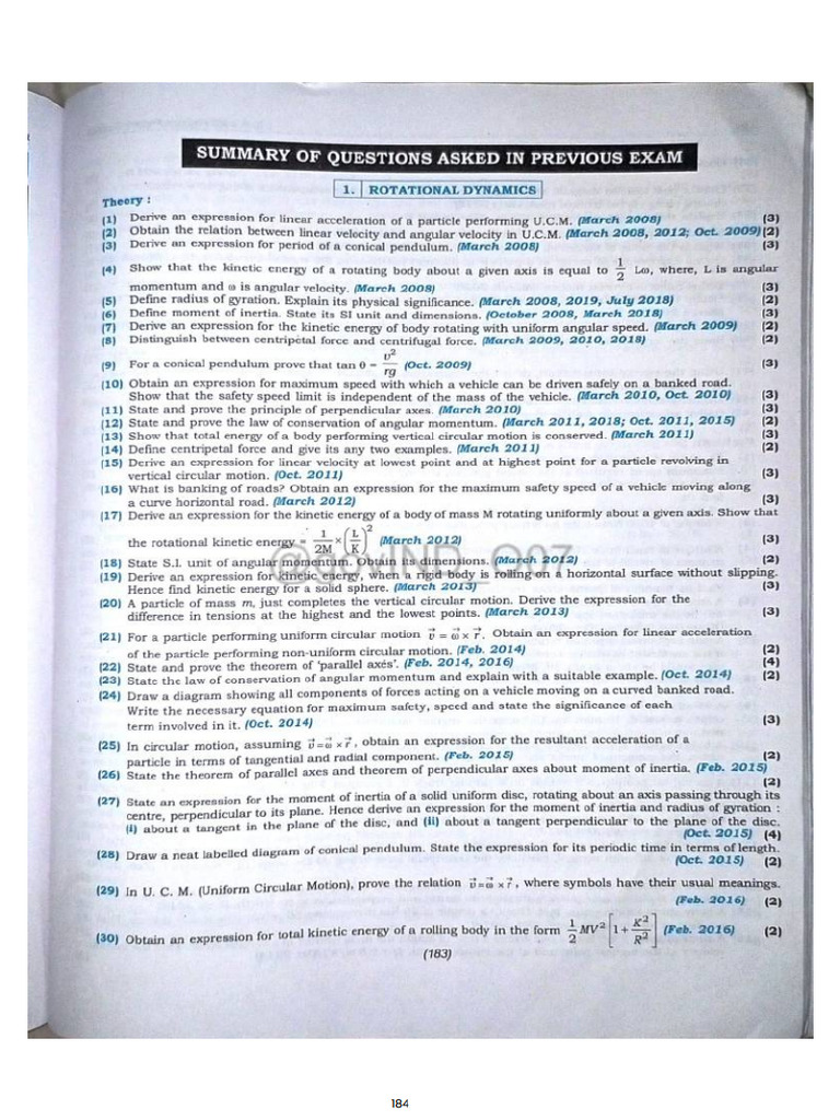 Physics Model New Uttam Paper 2023 | PDF