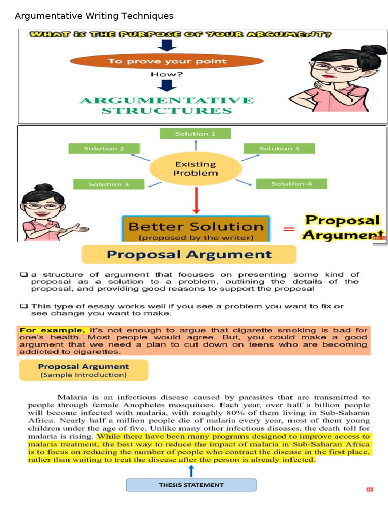 Argumentative-Writing-Techniques | PDF