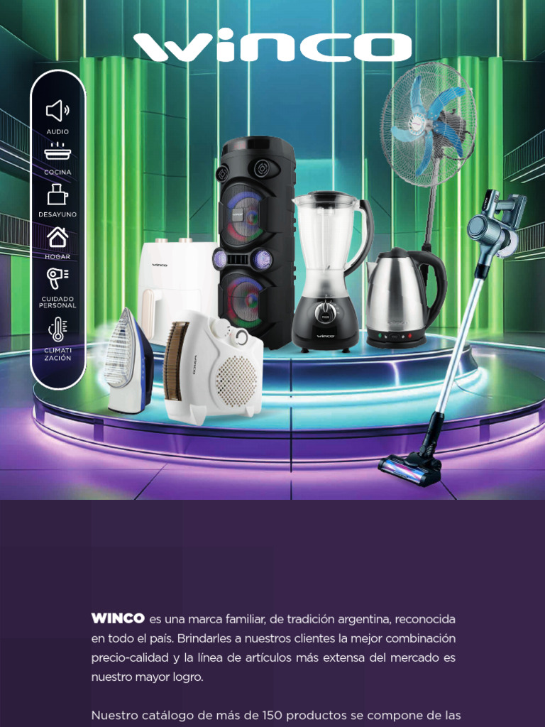 Winco Catalogo Digital | PDF | Micrófono | Telecomunicaciones