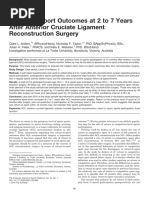 ACL-RSI Survey for Sport Readiness | PDF | Knee | Injury