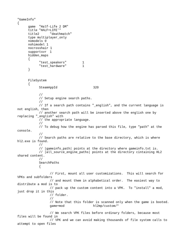 Gameinfo | PDF | Directory (Computing) | Computer File