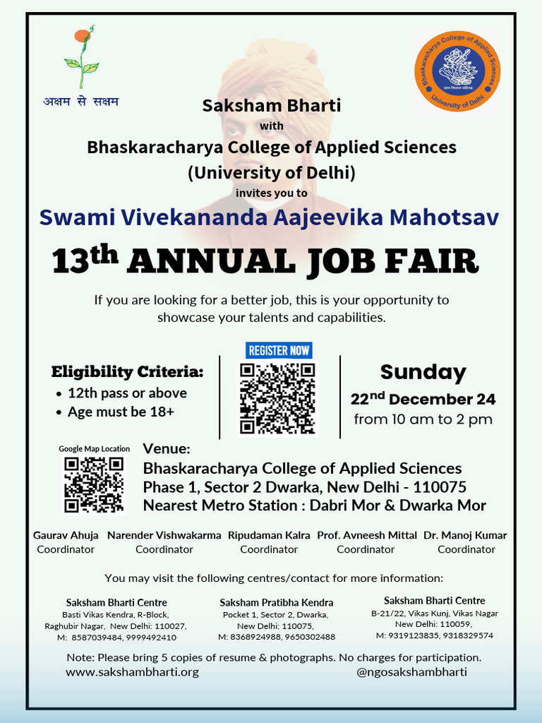 Job Fair Dec 2024 Pamphlet | PDF
