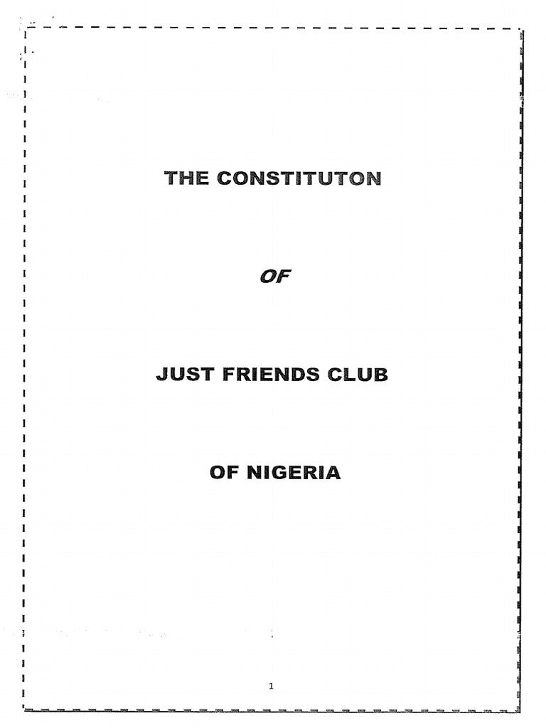 JFCN Constitution 2019 | PDF