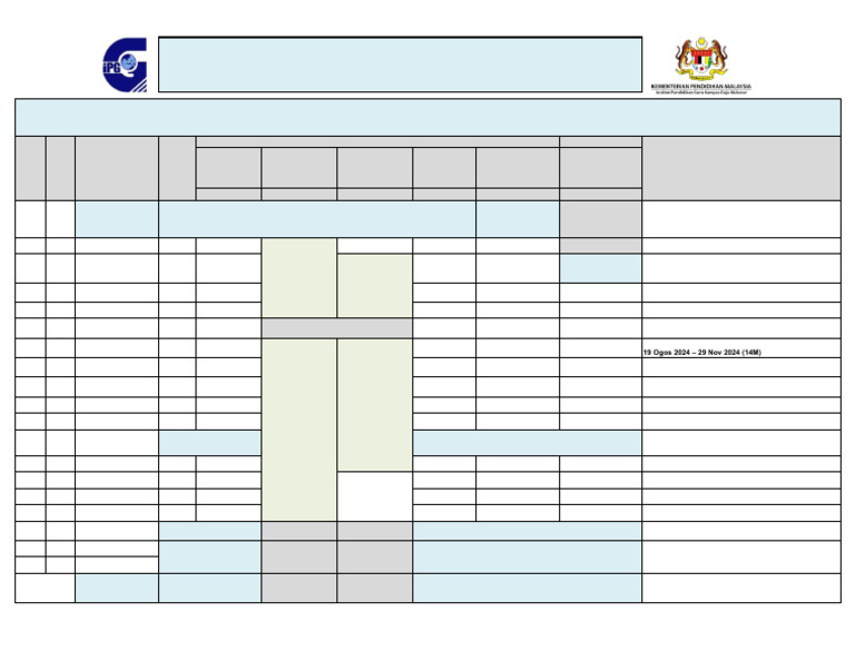 Kalendar Akademik Ogos Disember 2024 13082024 | PDF