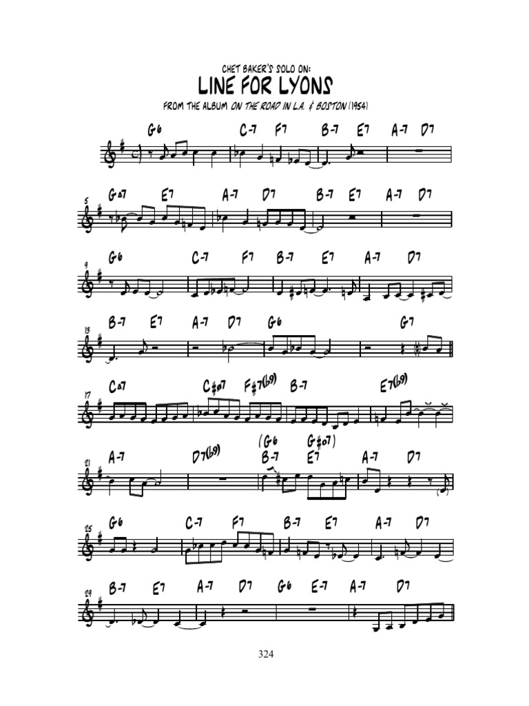 Line For Lyons | PDF