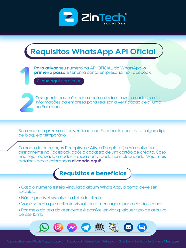 Valores API Oficial - Zintech | PDF | Facebook | Informática